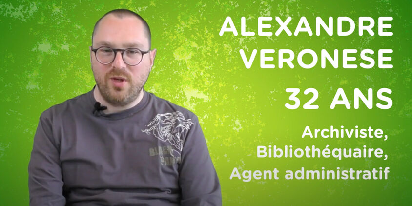 CV vidéo de Alexandre Veronese (archiviste, bibliothécaire, vendeur en ...