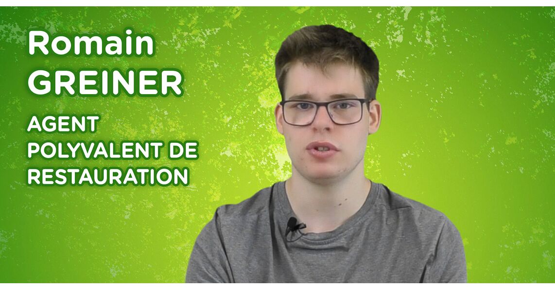 CV vidéo de Romain Greiner (Agent Polyvalent de Restauration) - Cap ...