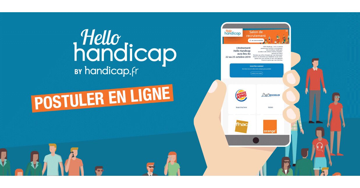 Salon Hello Handicap du 27 au 30 Avril 2020 : postulez, confiné de chez vous ! - Cap emploi 57